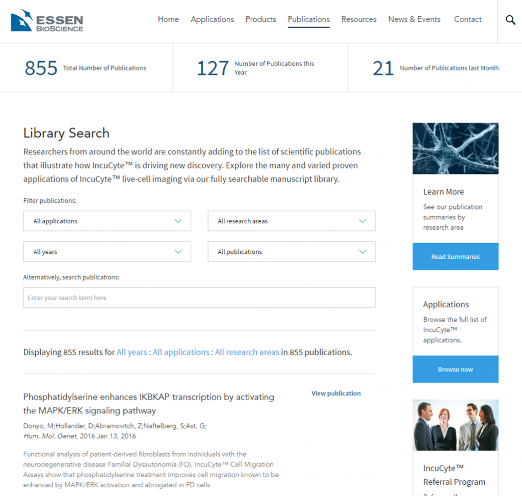 Essen BioScience | BizGenius