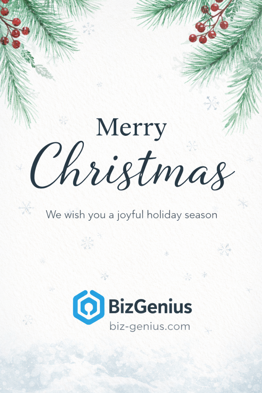 Merry Christmas and Happy New Year! | BizGenius